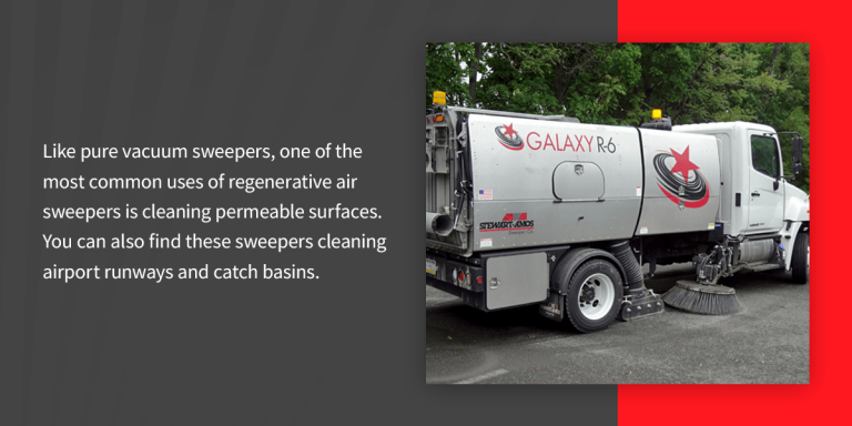 Regenerative Air Sweepers vs. Vacuum Sweepers | Stewart-Amos